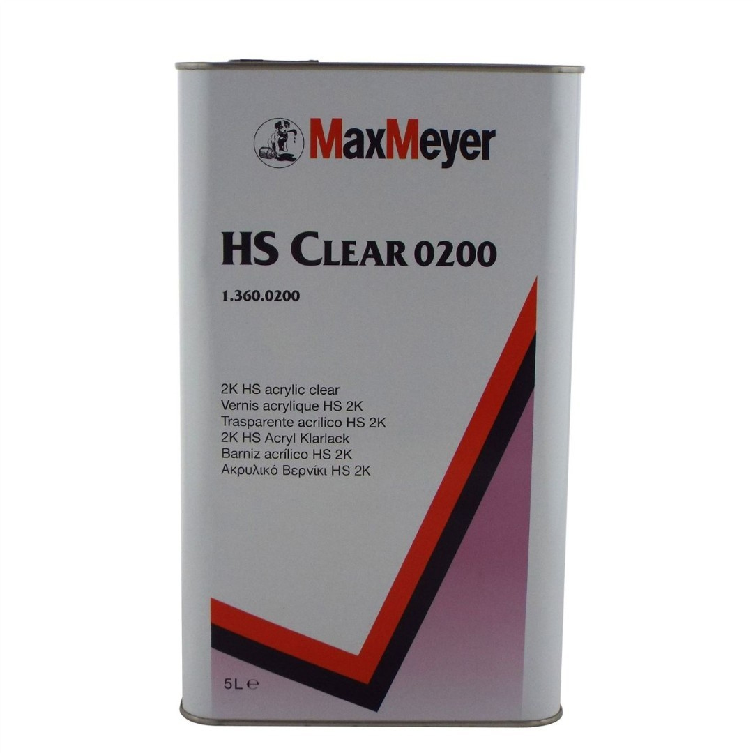 Max Meyer HS Clear 0200 5 Litre – YTS Car Paints Ltd