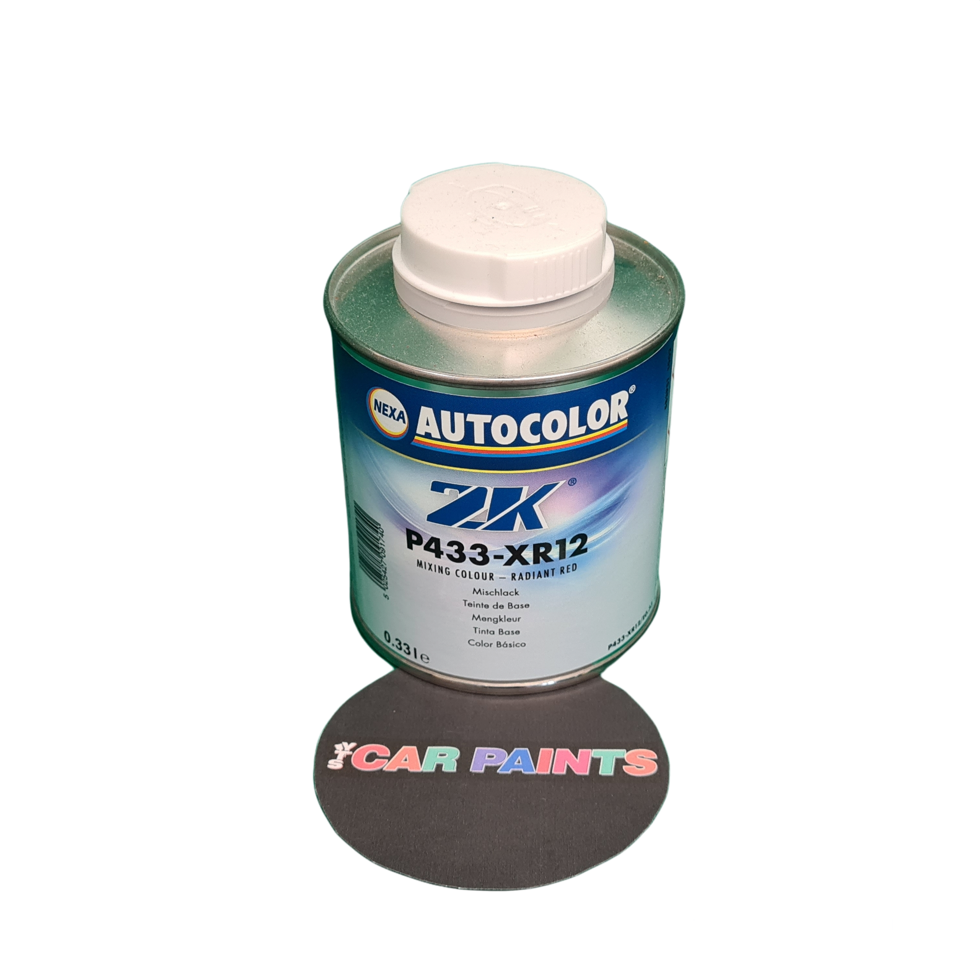 Nexa Autocolor ICI 2K Tinter P433-XR12 Radiant Red 330ml – YTS Car ...